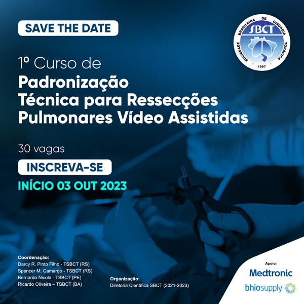 SBCT – Sociedade Brasileira de Cirurgia Torácica